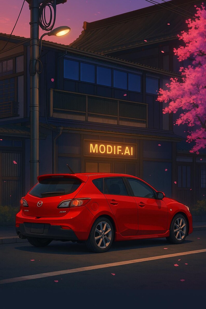 AI Car Wallpapers | Widebody JDM Anime Car Backgrounds | Cherry Blossom ...