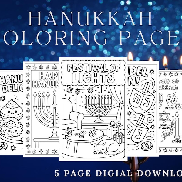 Hanukkah Page - Etsy