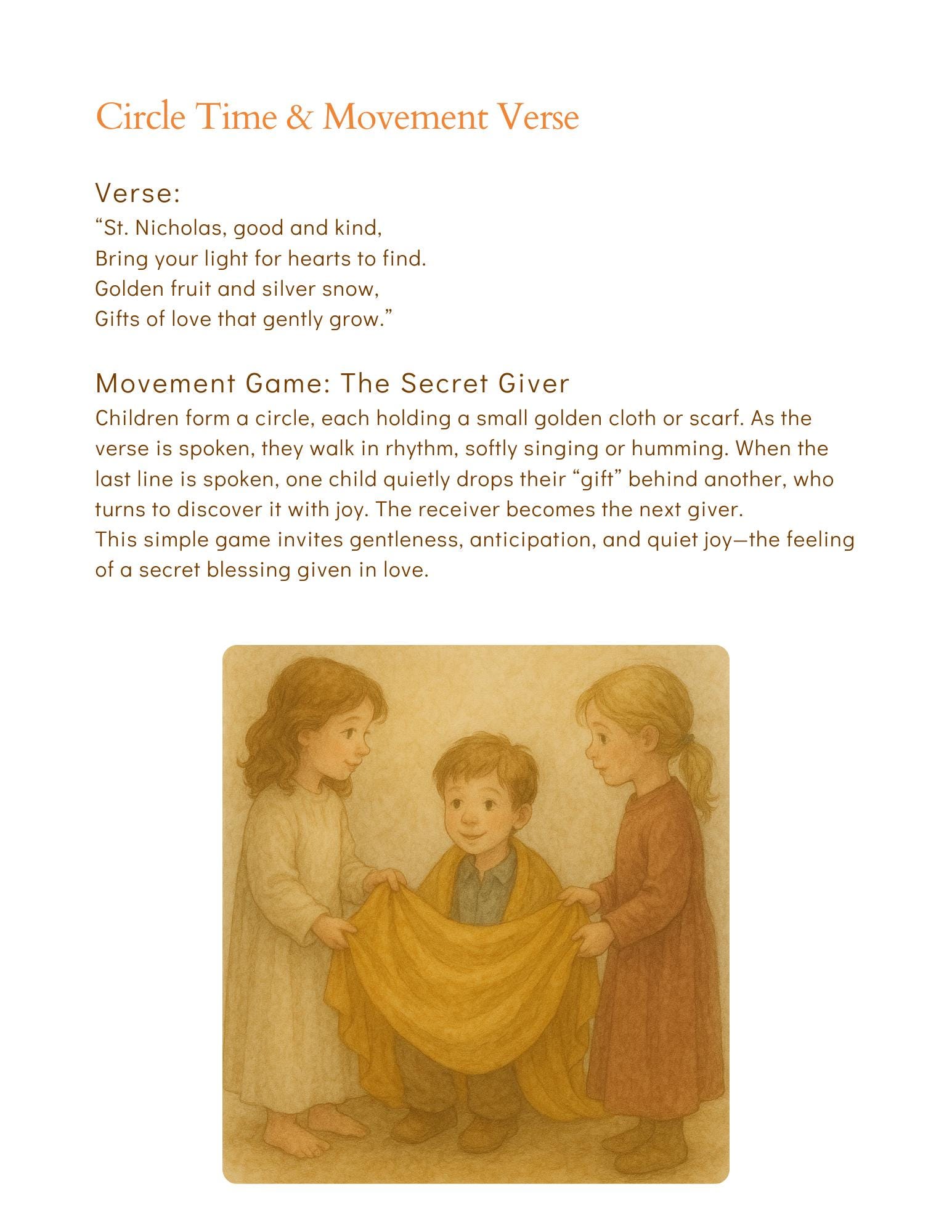 Waldorf St. Nicholas Day Packet | Crafts, Story & Circle Time - Etsy