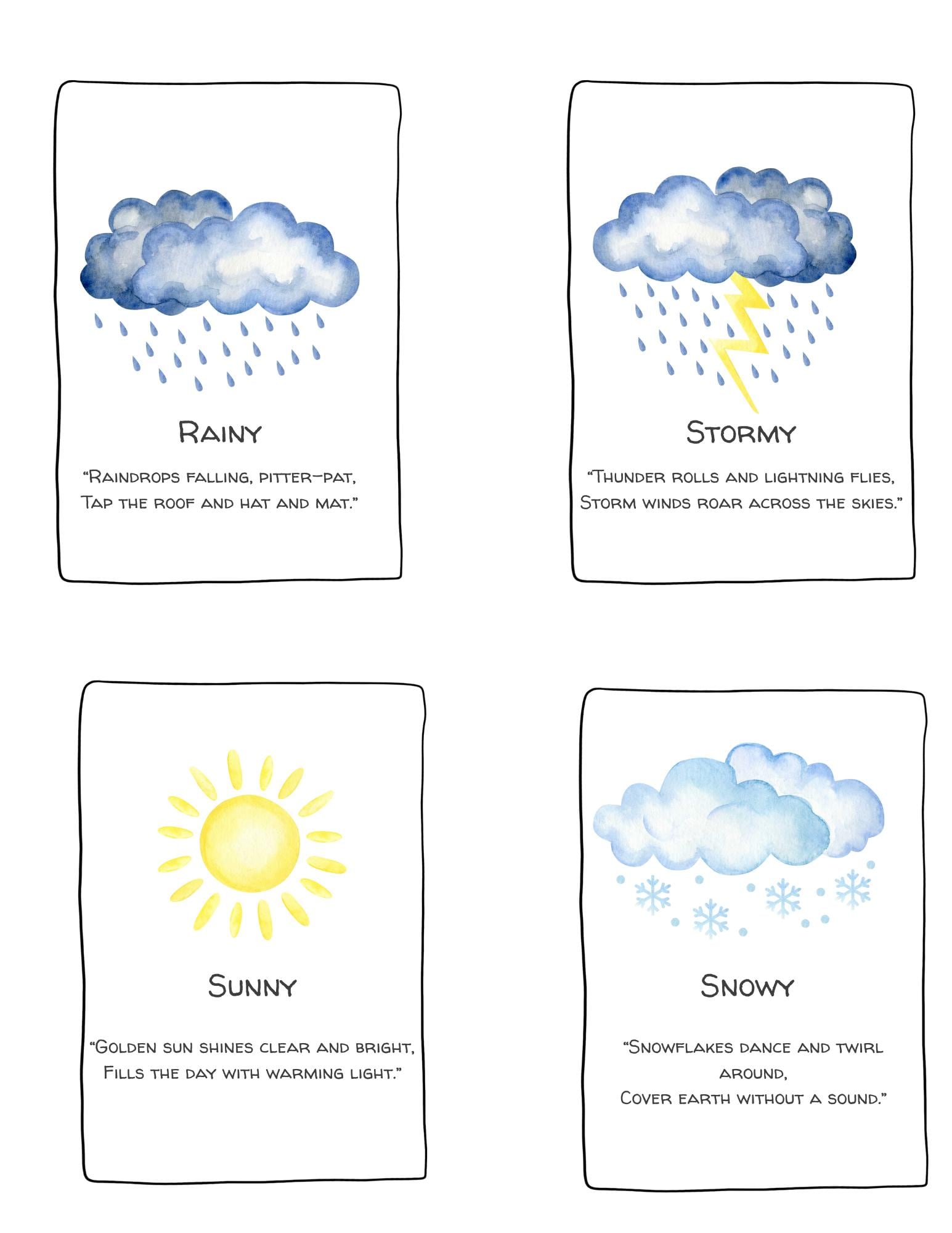 Waldorf Morning Menu: Nature-based Homeschool Rhythm Cards (digital ...