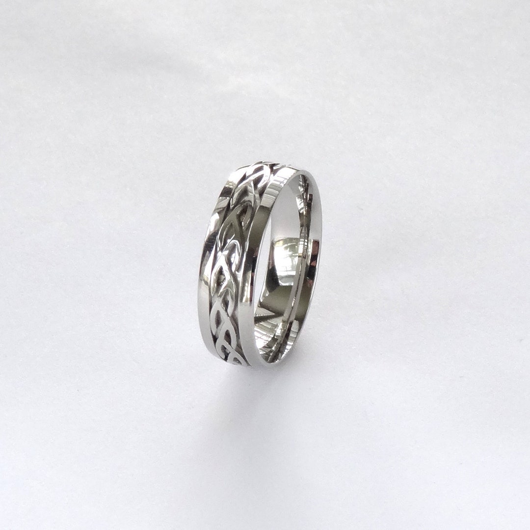 XL Celtic Infinity Knot Ring Stainless Steel - Etsy