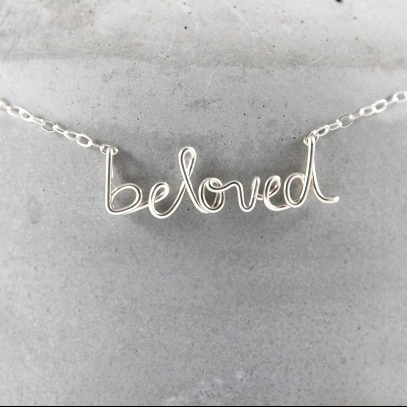 Wire Word Necklace - Etsy