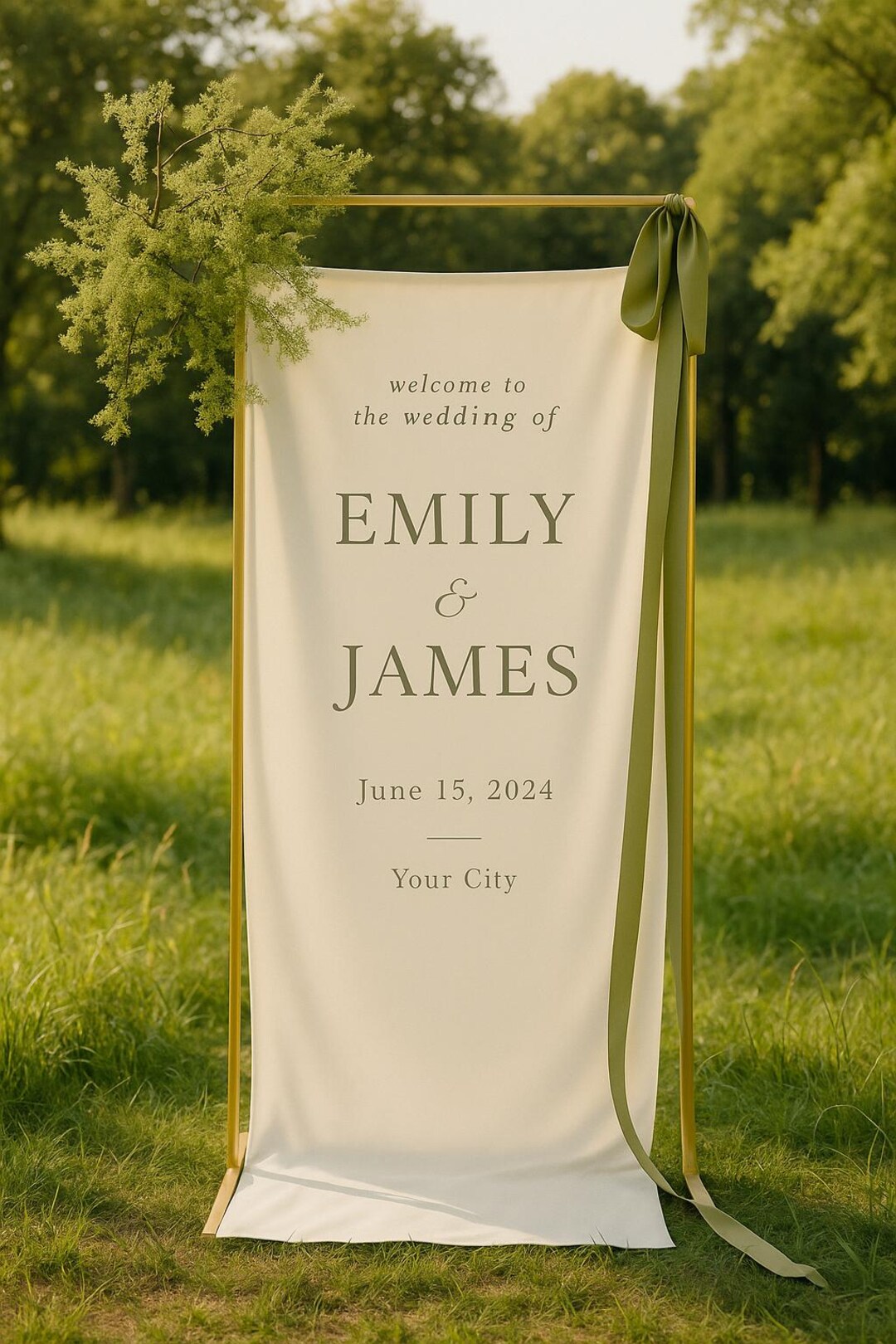 Personalized Wedding Seating Chart Banner: Elegant Chateau Ceremony ...