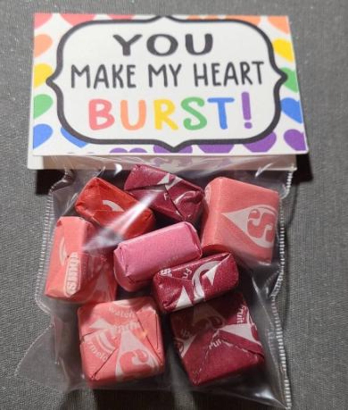 Valentines for Kids, Starburst, Classroom Valentines Treats - Etsy