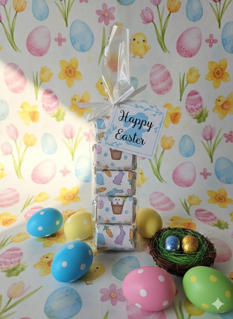 Hershey Nugget Easter Chocolate Favor - Etsy