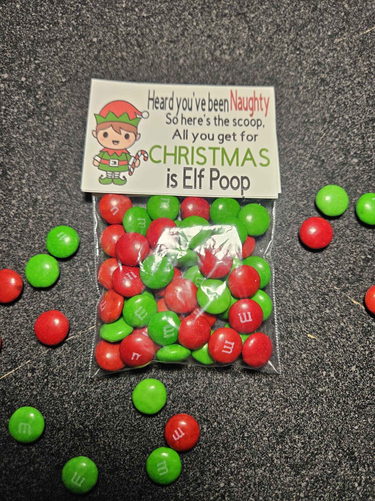 Elf Poop Candy Christmas Stocking Stuffer Party Favors Labels Funny - Etsy