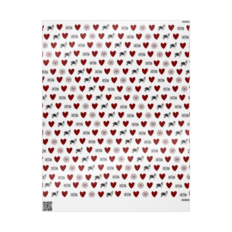 Texas A&M Themed Wrapping Paper - Perfect for Your Recent GRAD or Ring ...