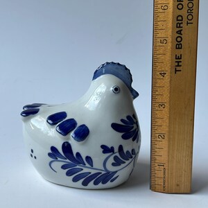 Delft Pottery Vintage Ceramic Hen Chicken Coin Bank Likely Made in ...