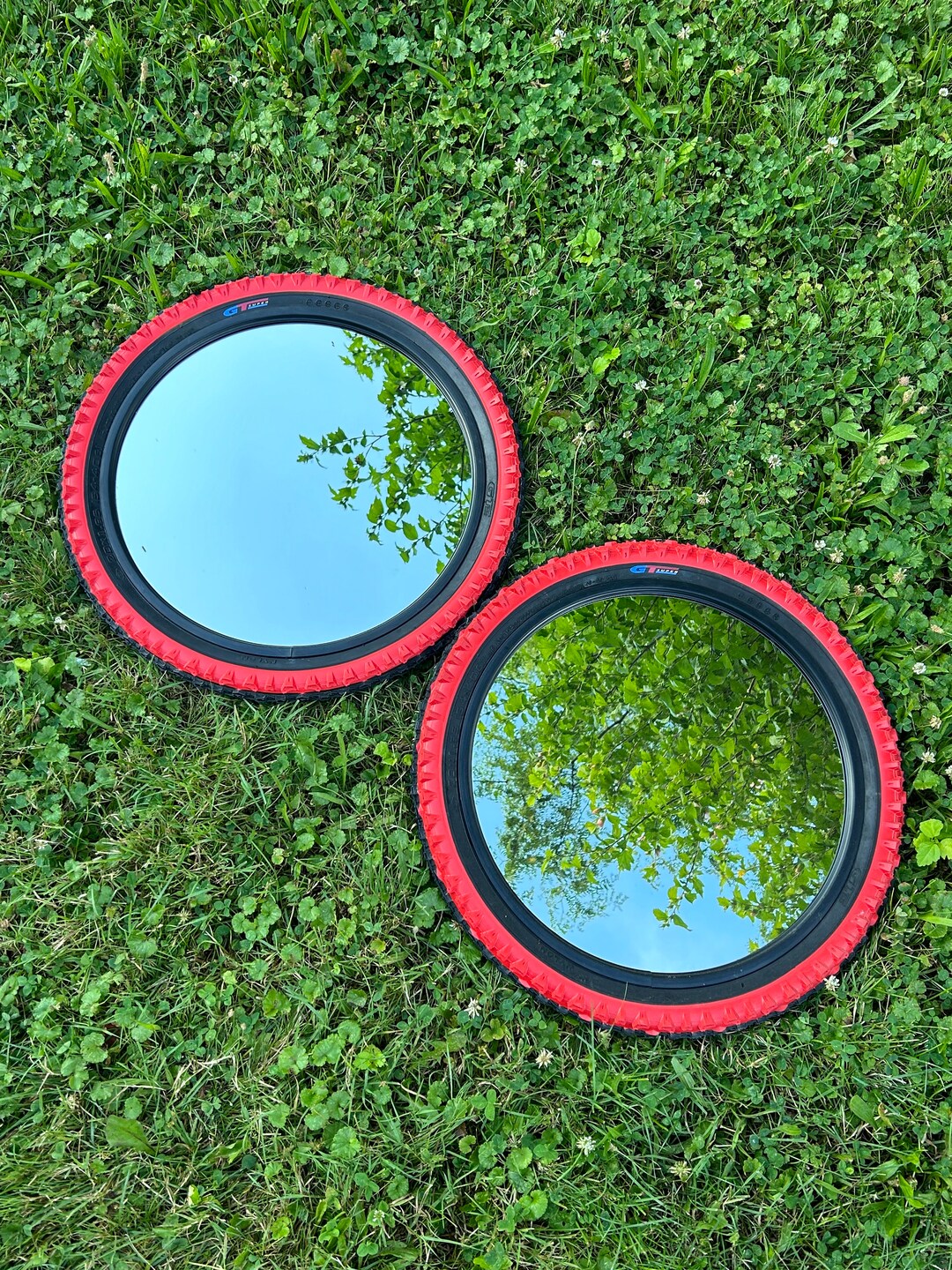 1999 Vintage IKEA Volda GT Bike Tire Mirror TWO Available - Etsy