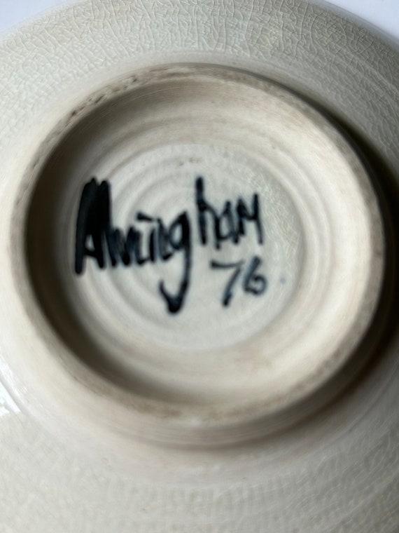 1976 vintage Alvingham England hand painted sunflower… - Gem