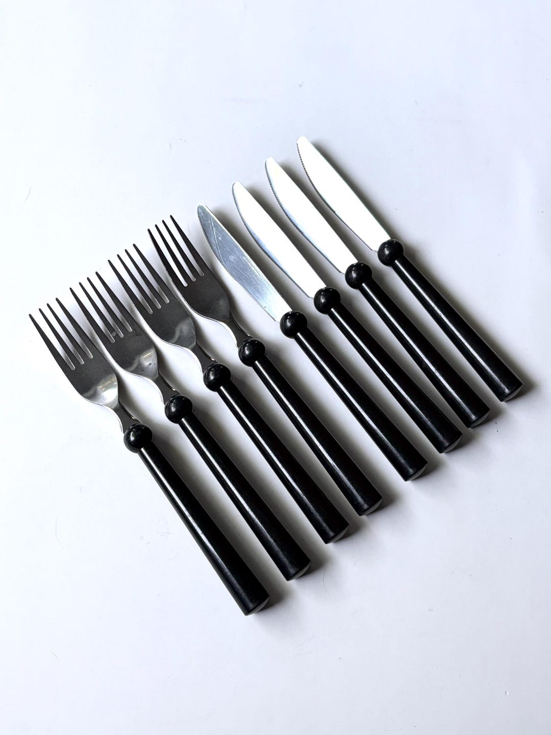 Vintage IKEA Grammatik Postmodern Cutlery Set Flatware for 4 Taiwan ...