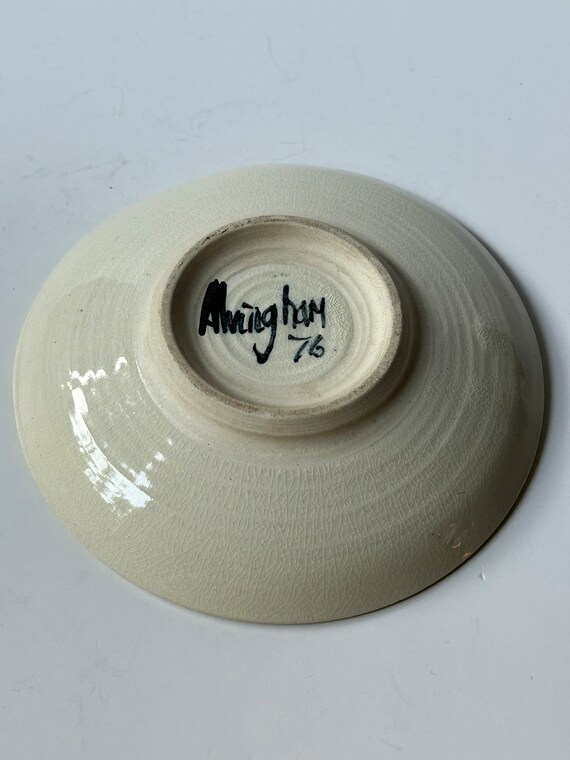 1976 vintage Alvingham England hand painted sunflower… - Gem