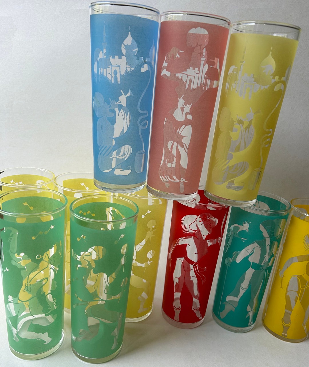 Midcentury Dominion Gypsy Belly Dancer Pirate Vintage Sets Tall ...