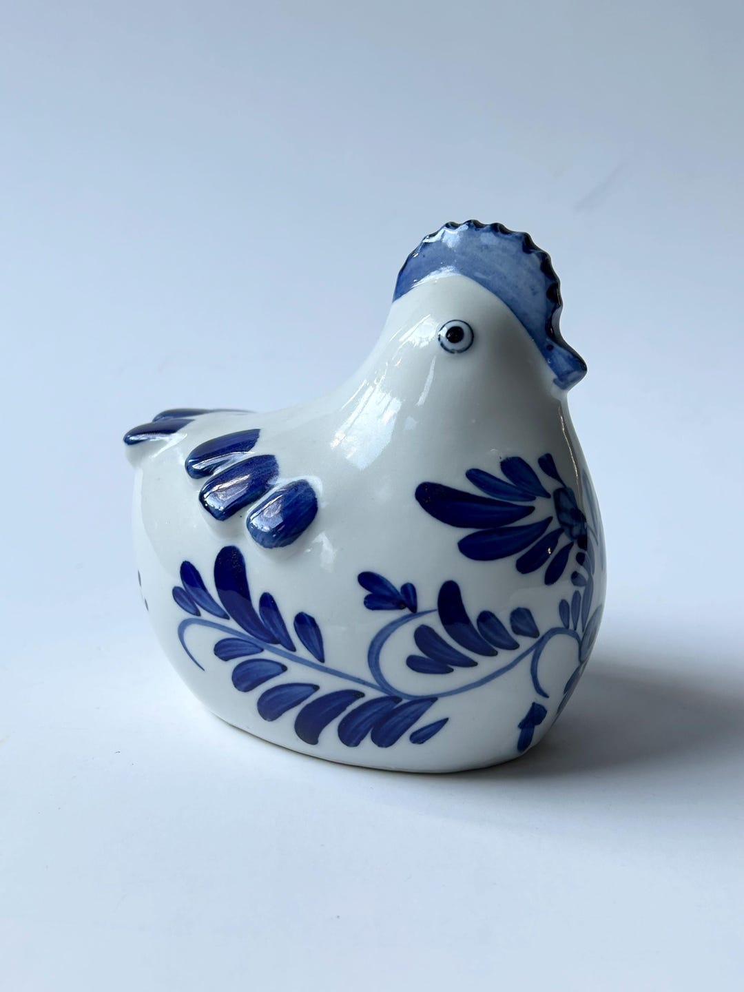 Delft Pottery Vintage Ceramic Hen Chicken Coin Bank Likely Made in ...