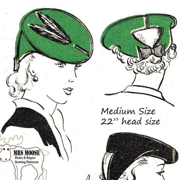 1940s Hat Pattern - Etsy