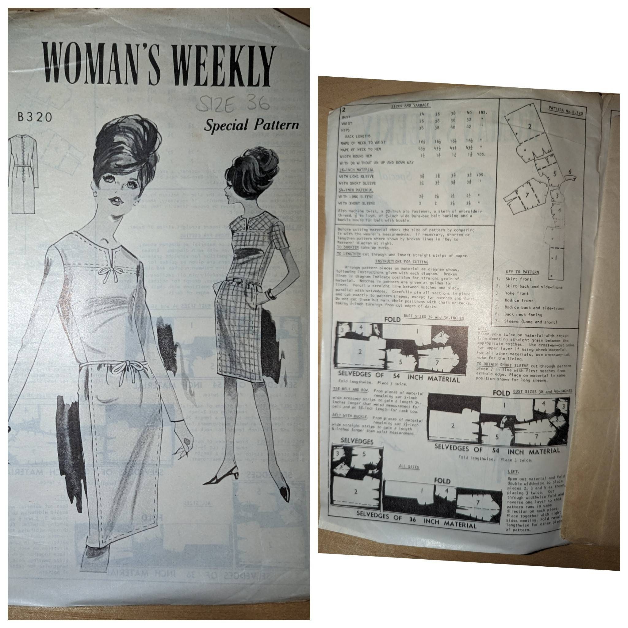 Vintage Sewing Dress Patterns 1960's 1970's 1980's to Modern Jiffy ...