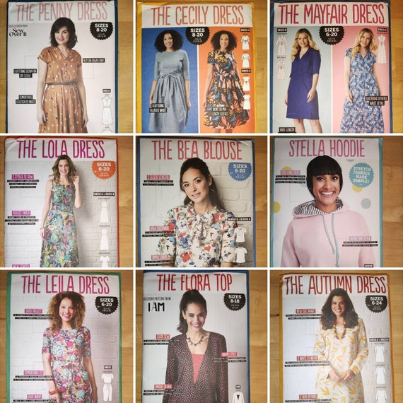 Modern Sewing Dress Patterns Tops Dresses & Hoodie - Etsy