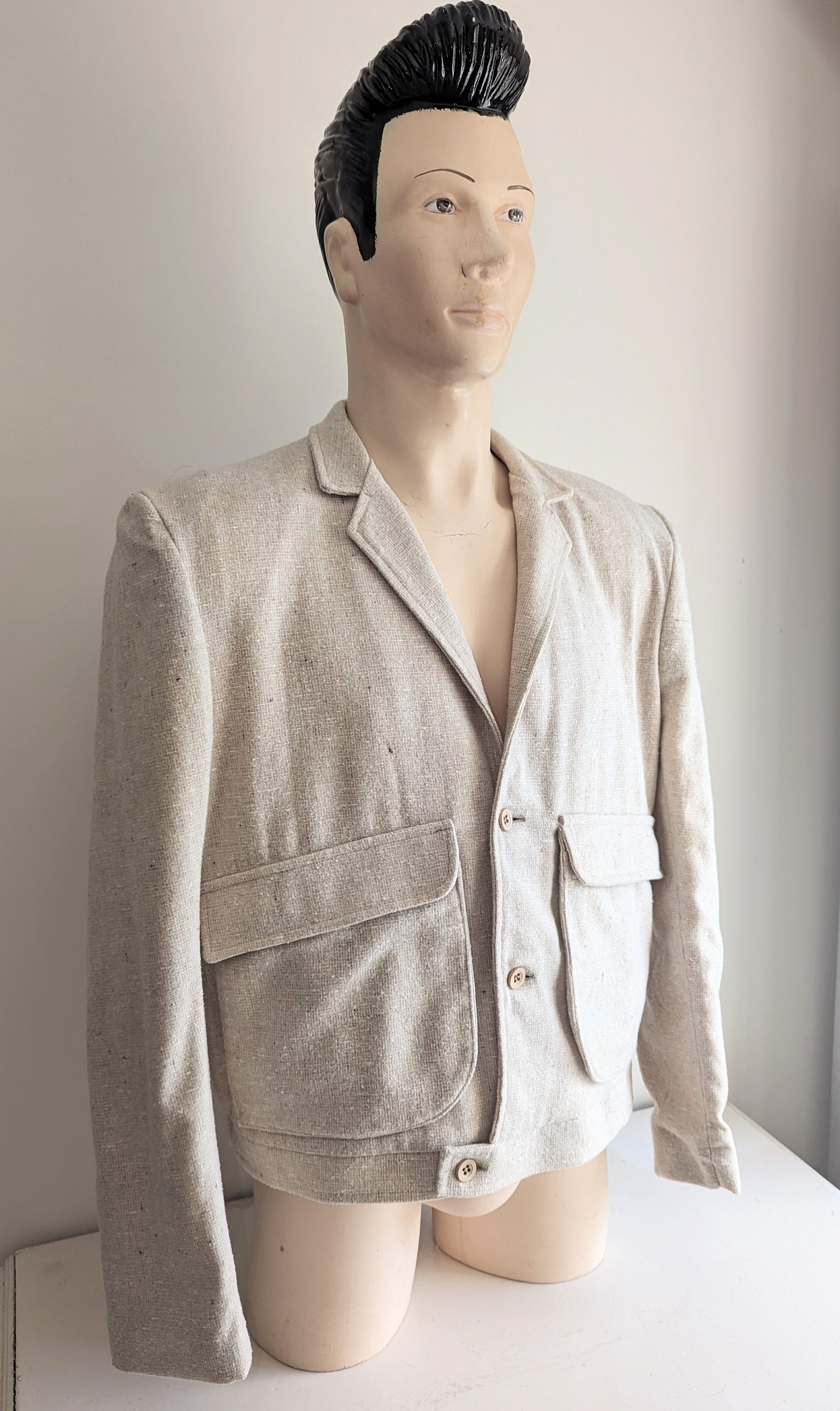 Rare Vintage Rockabilly Smart Jacket With Deep Front Pockets in a Cool ...