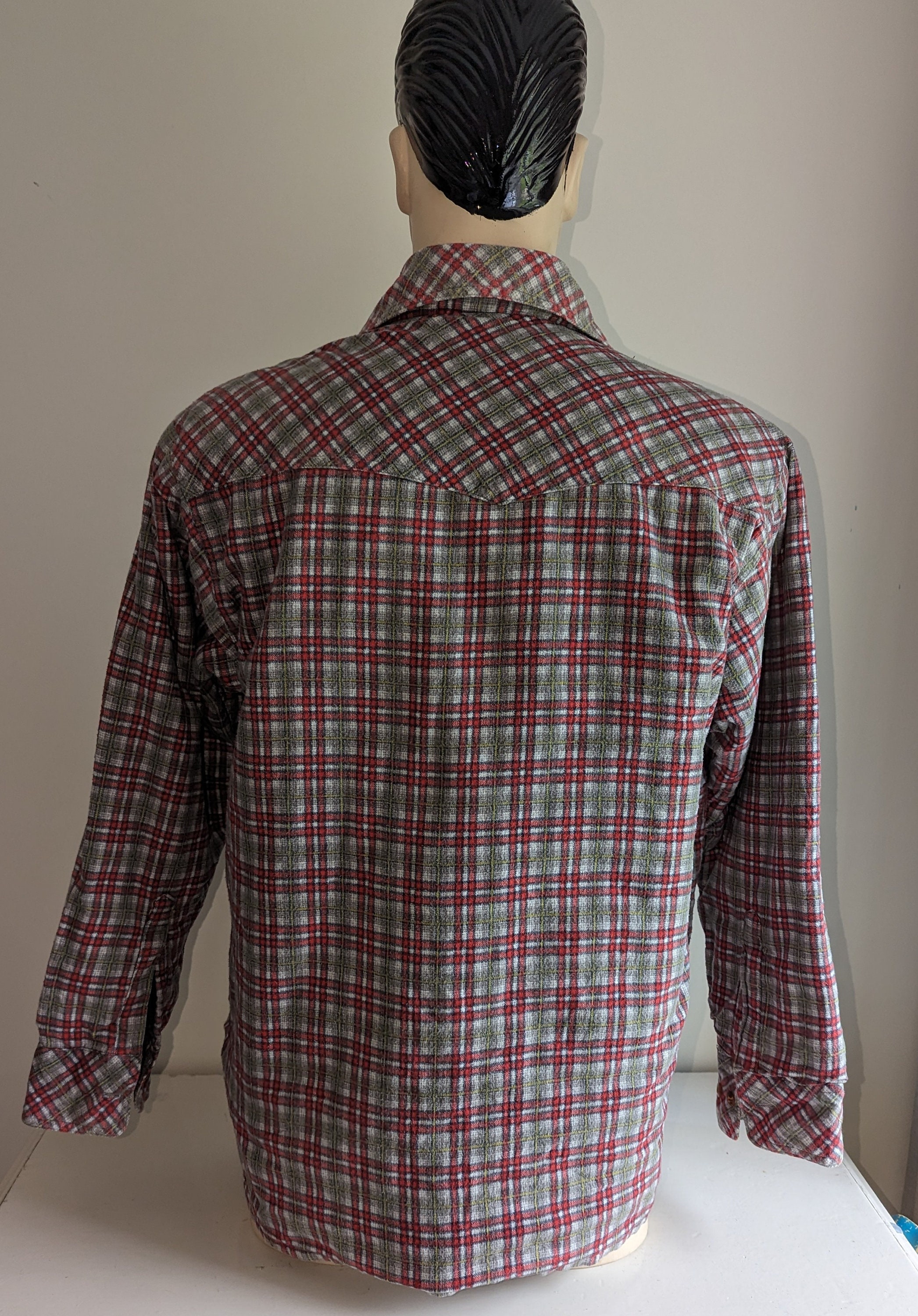 Vintage Pacino Rockabilly Men's Zipped Work Quilted Shirt Jackets With ...