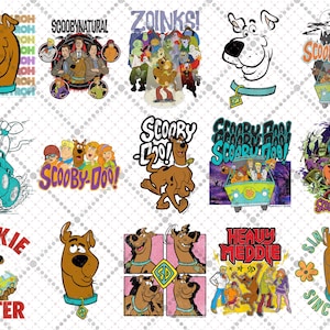 Scooby-doo Characters PNG Bundle, Sublimation Design - Etsy