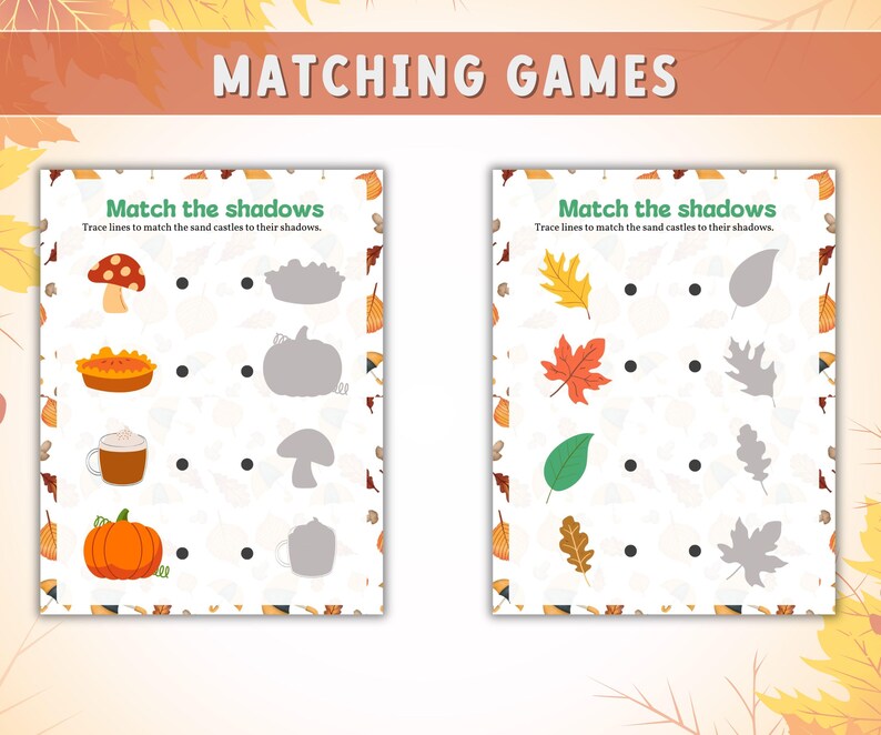 Autumn Activity Pack for Kids: 40 No-prep Printable Worksheets and ...