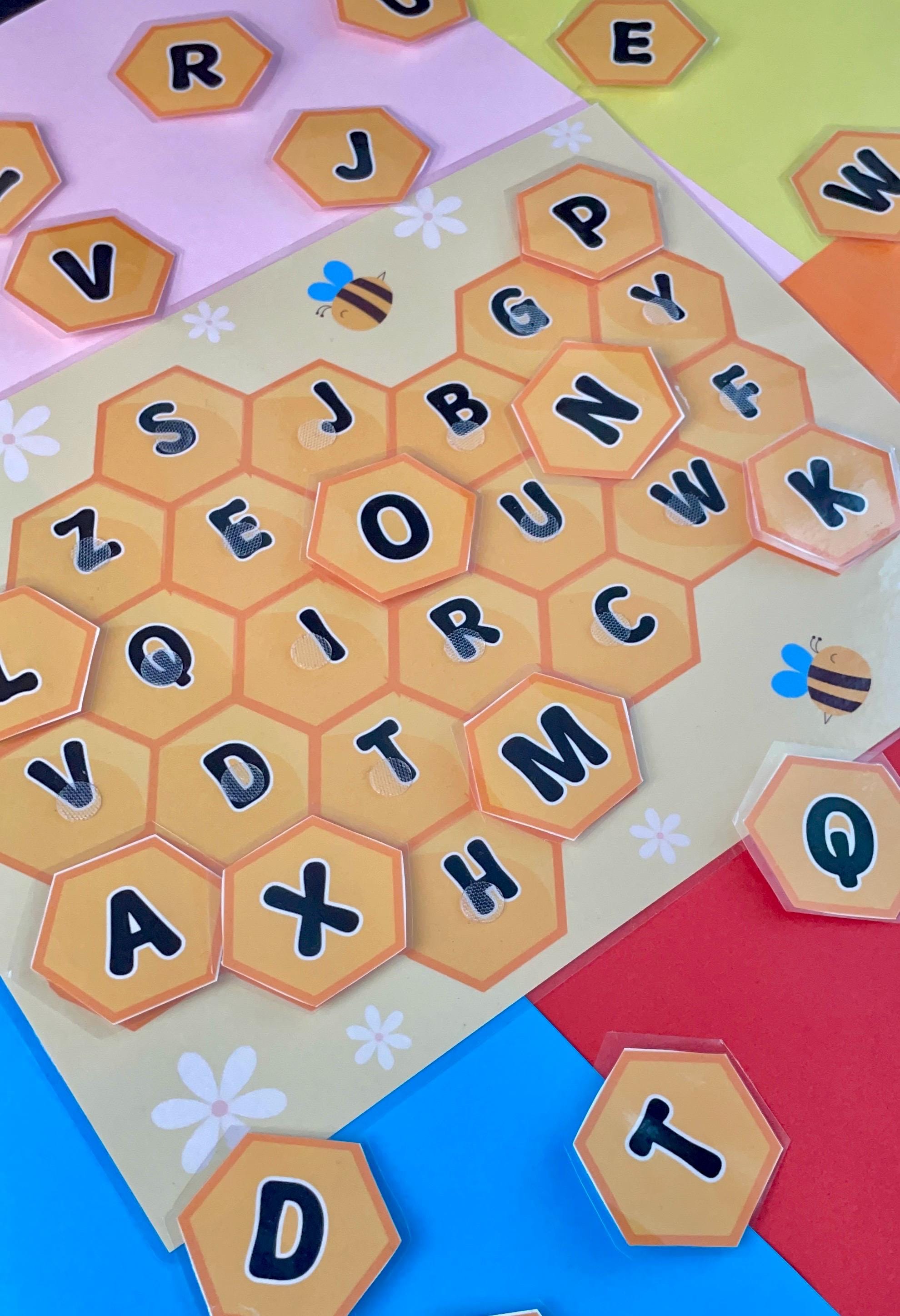 Beehive Alphabet Matching Activity: Toddler Learning Printable (digital ...