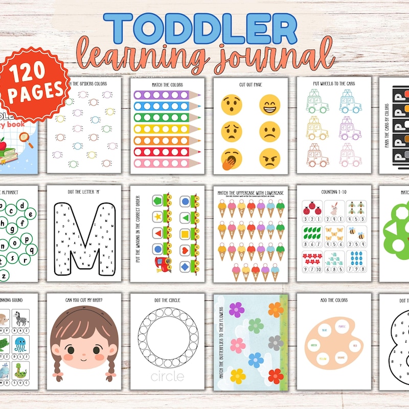 Learning Journal Toddler - Etsy