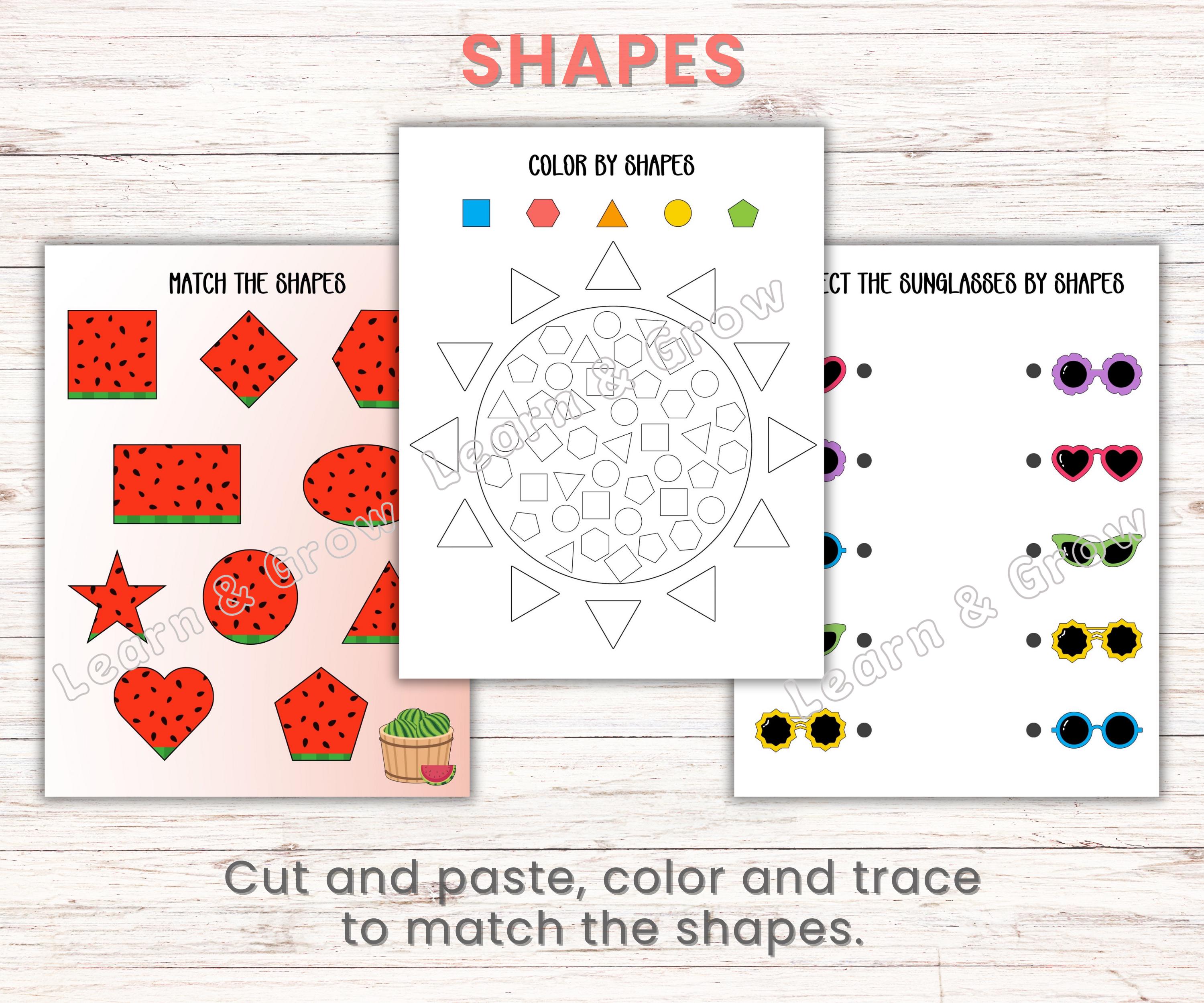 Summer Toddler Learning Journal: Printable Preschool Activity Binder ...
