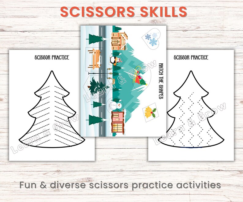 Winter & Christmas Toddler Learning Journal: 50 Activities for ...