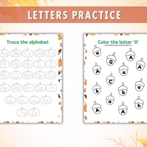 Autumn Activity Pack for Kids: 40 No-prep Printable Worksheets and ...