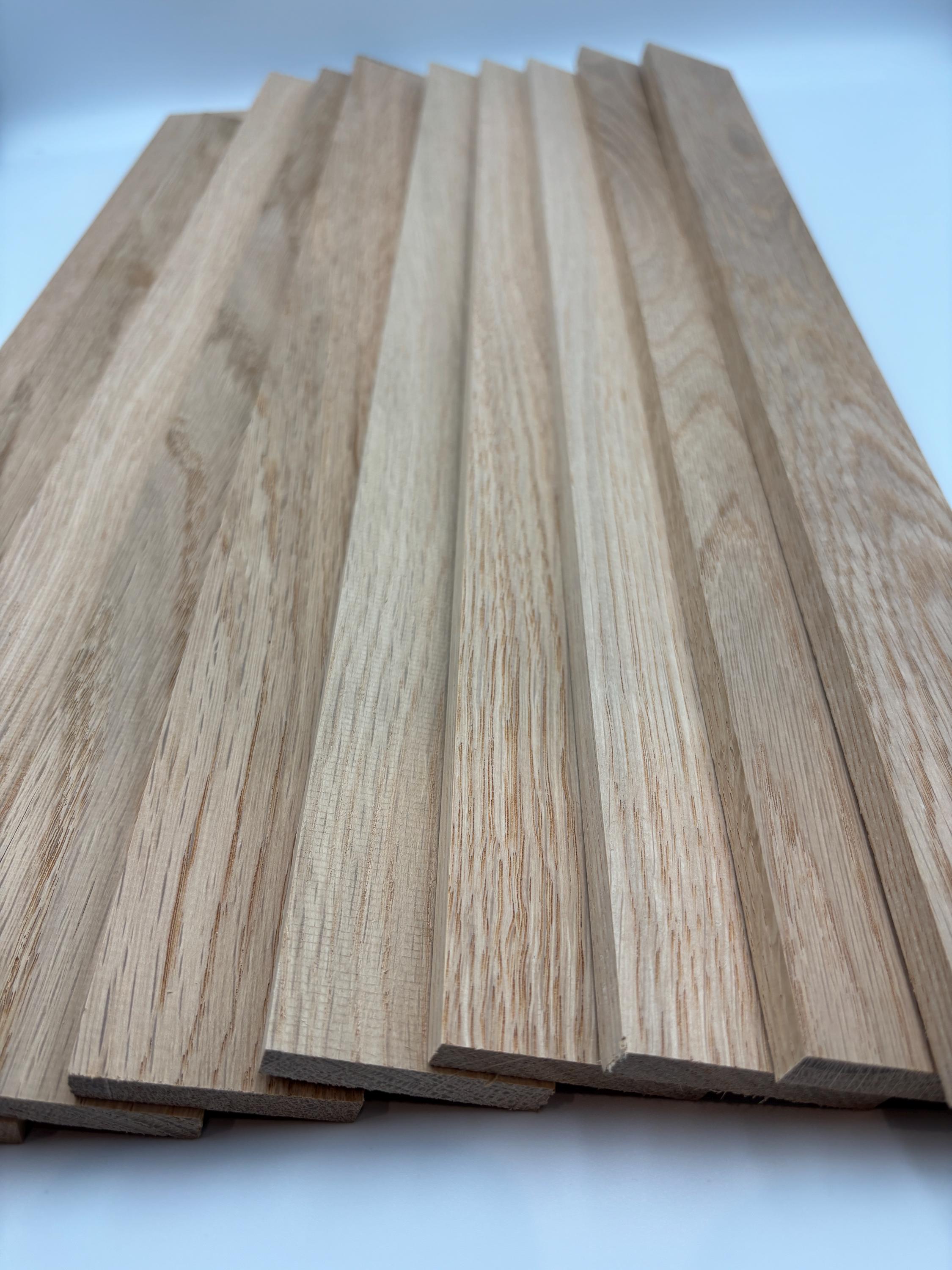 Oak Hardwood Timber Planed. 10 Pieces 48mm Wide 10mm Thick 500mm Long ...