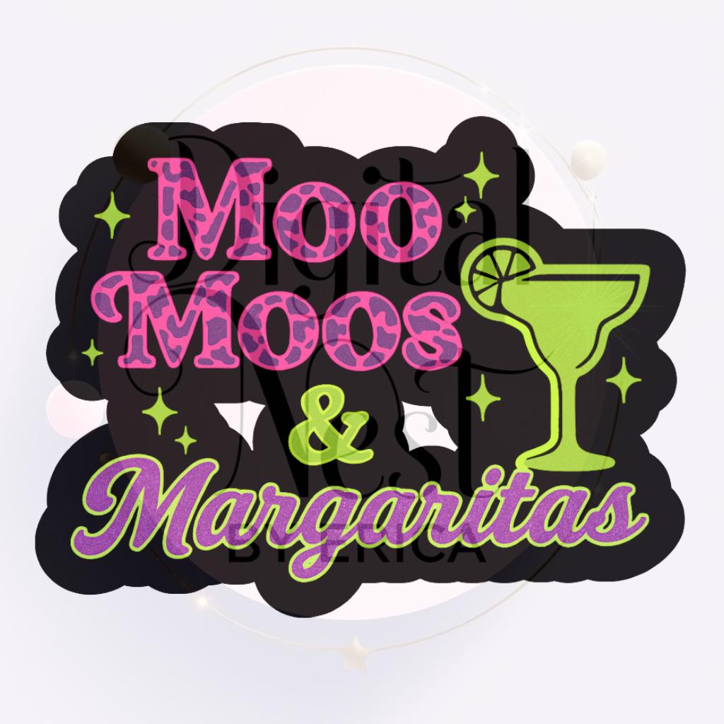 Editable Moo Moos and Margaritas Party Cup Design / Canva Edible ...
