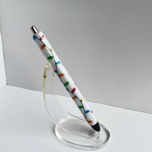 Winter Holiday Glitter Epoxy Pen - Etsy
