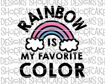 Rainbow is My Favorite Color - Etsy