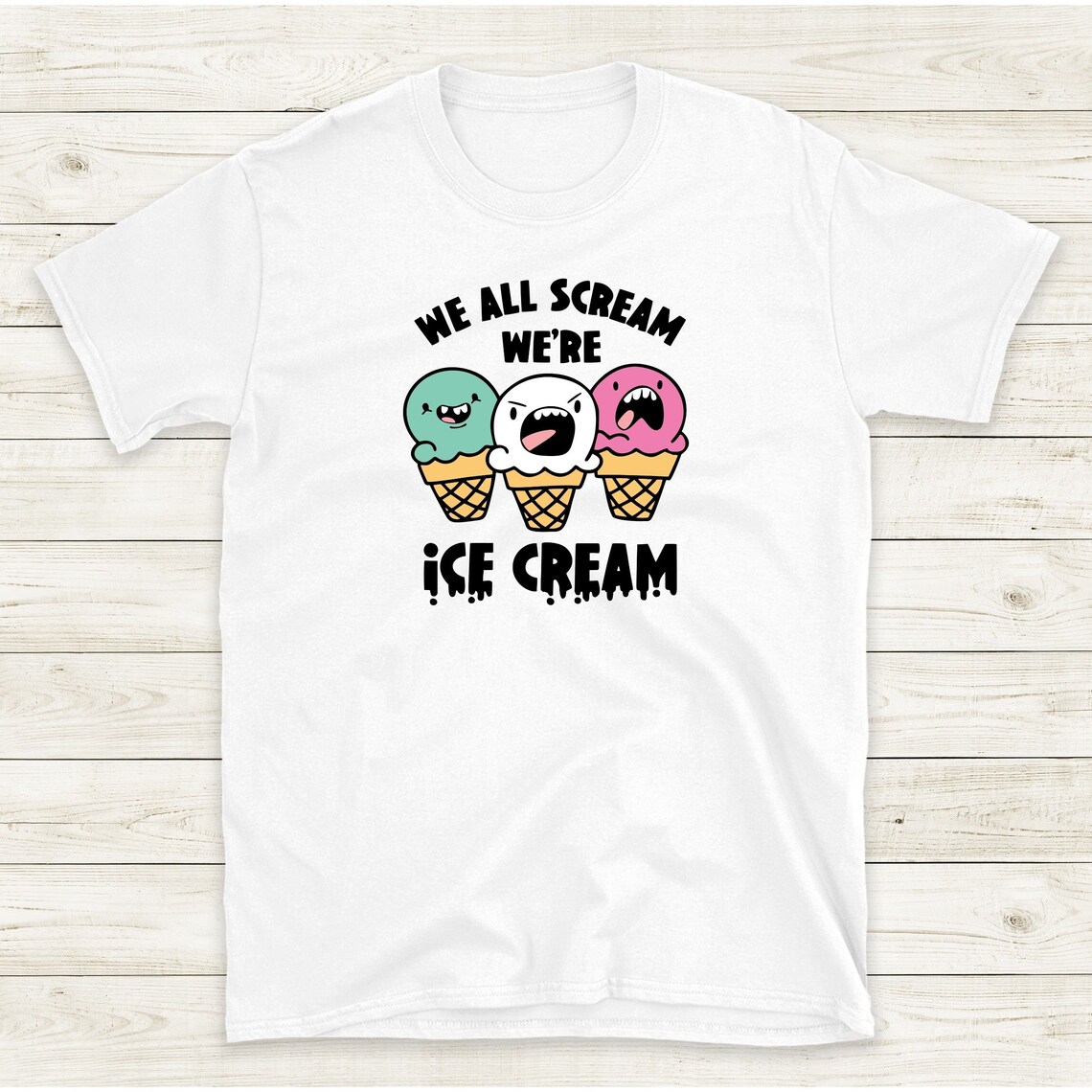 We All Scream We're Ice Cream Digital Download - Etsy