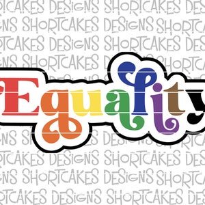 Equality Rainbow Lgbtq Digital Download Svg/png/jpg/dxf - Etsy