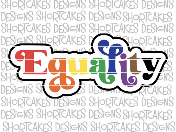 Equality Rainbow Lgbtq Digital Download Svg/png/jpg/dxf | Etsy