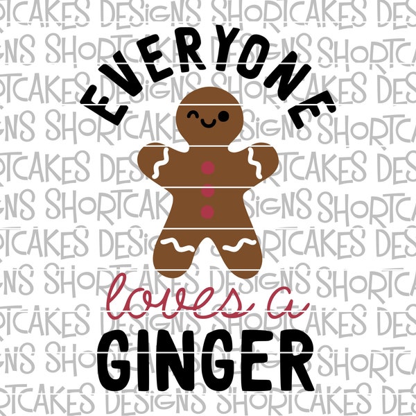 Christmas Ginger Svg - Etsy
