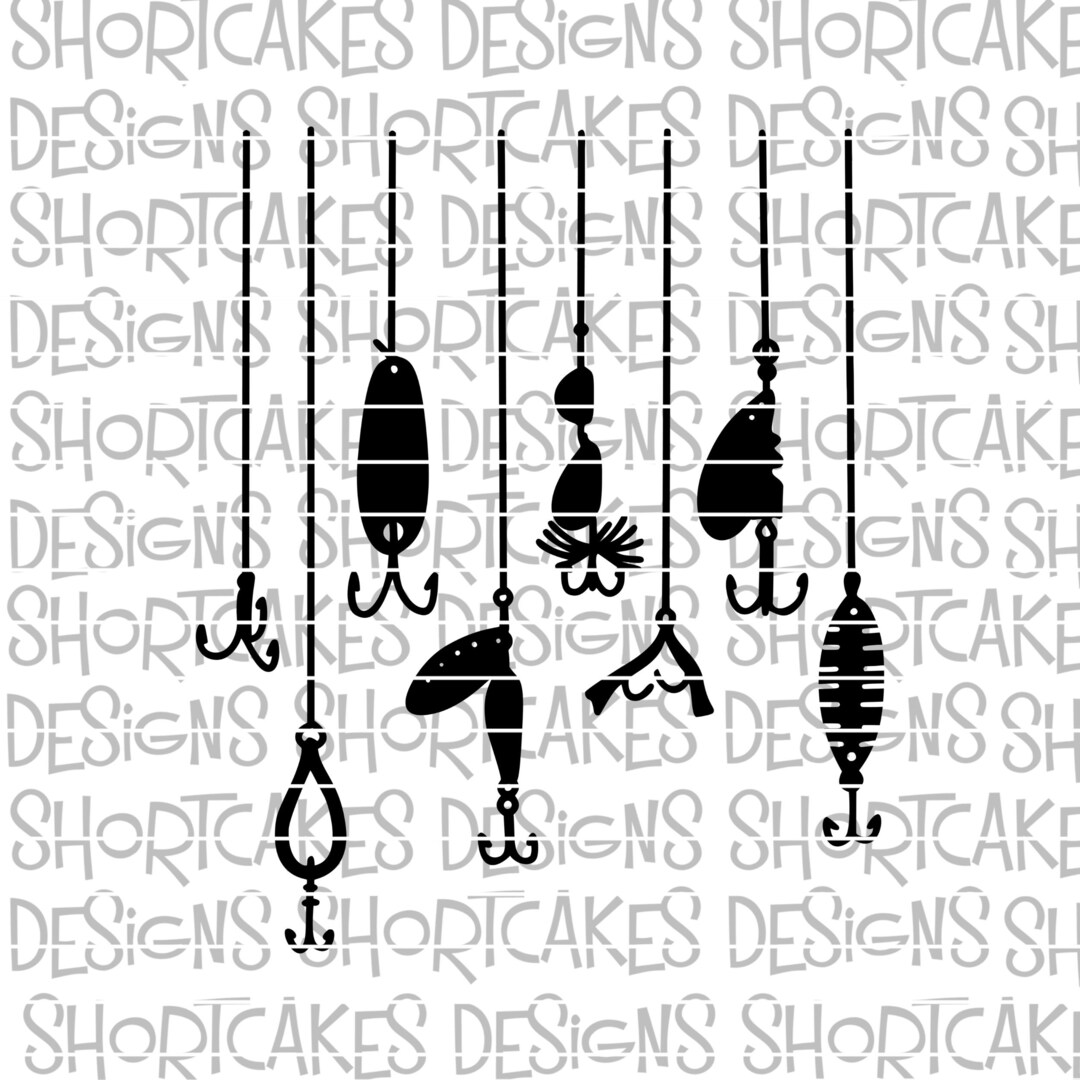 Fishing Lures Digital Download Svg/png/jpeg/dxf - Etsy