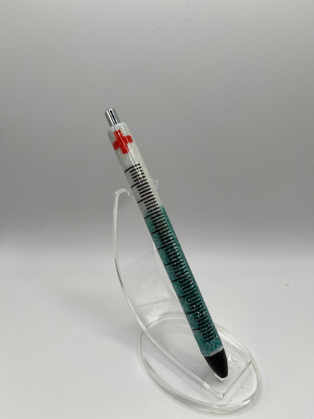 Medical Syringe Personalized Epoxy Glitter Pen - Etsy