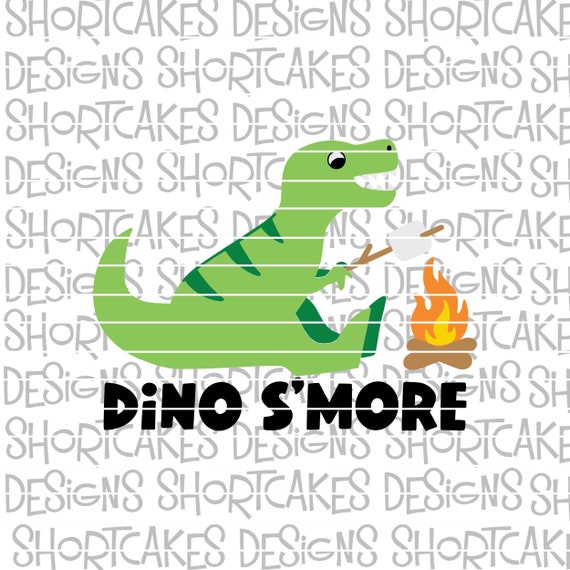 Dino S'more Dinosaur Campfire Digital Download - Etsy