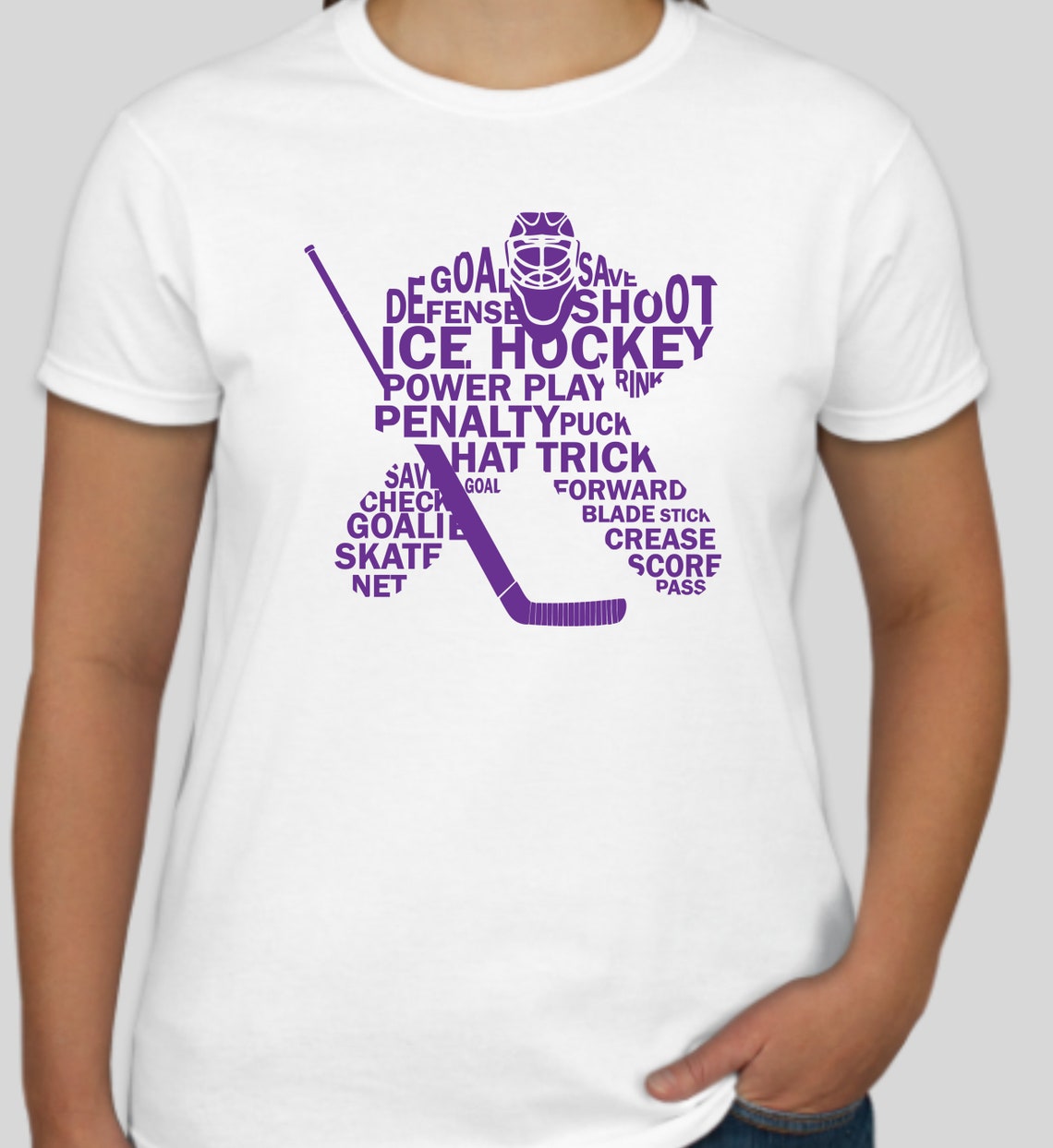 Ice Hockey Goalie Text Art Digital Download Svg/png/jpeg/dxf - Etsy Canada