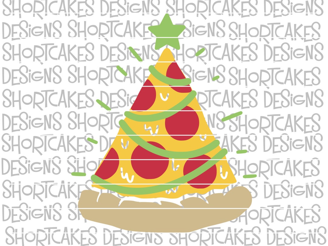 Pizza Christmas Tree Holiday Digital Download Svg/png/jpeg/dxf - Etsy