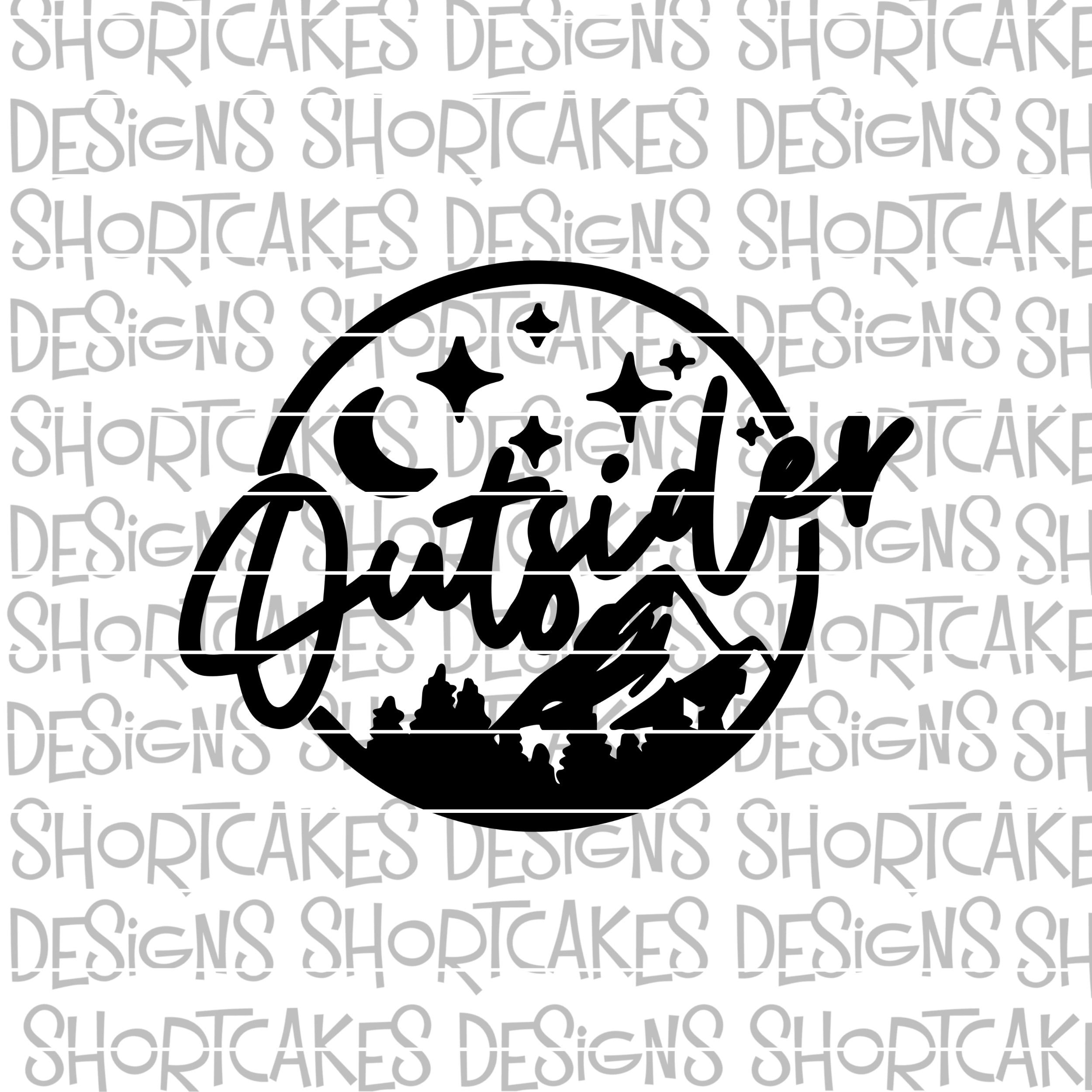 Outsider Digital Download Svg/png/jpg/dxf - Etsy
