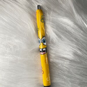 Spongebob Squarepants Inspired Epoxy Pen - Etsy