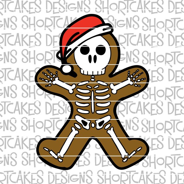 Gingerbread Skeleton - Etsy