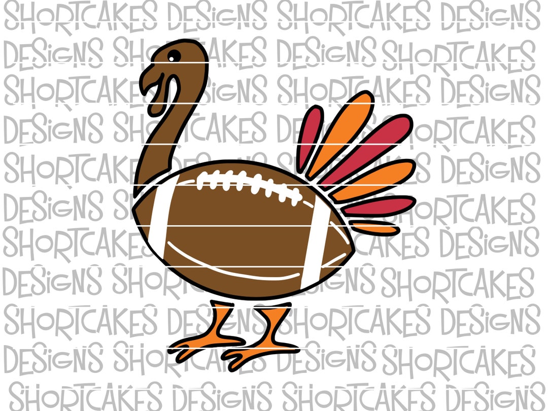 Football Turkey Thanksgiving Digital Download Svg/png/jpeg/dxf - Etsy