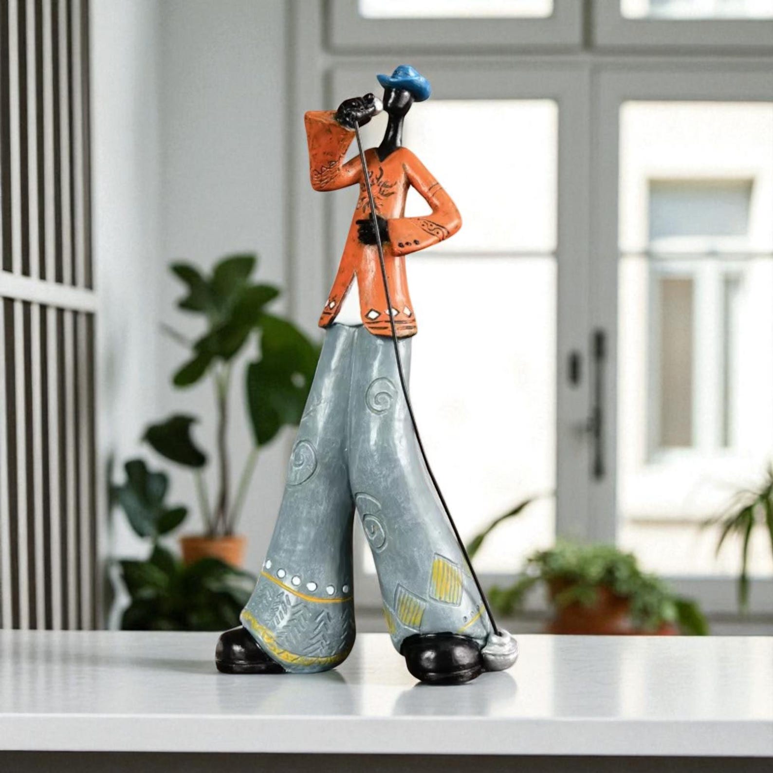 Musical Instrument Band Statue, Nordic Style Sculpture for Living Room ...