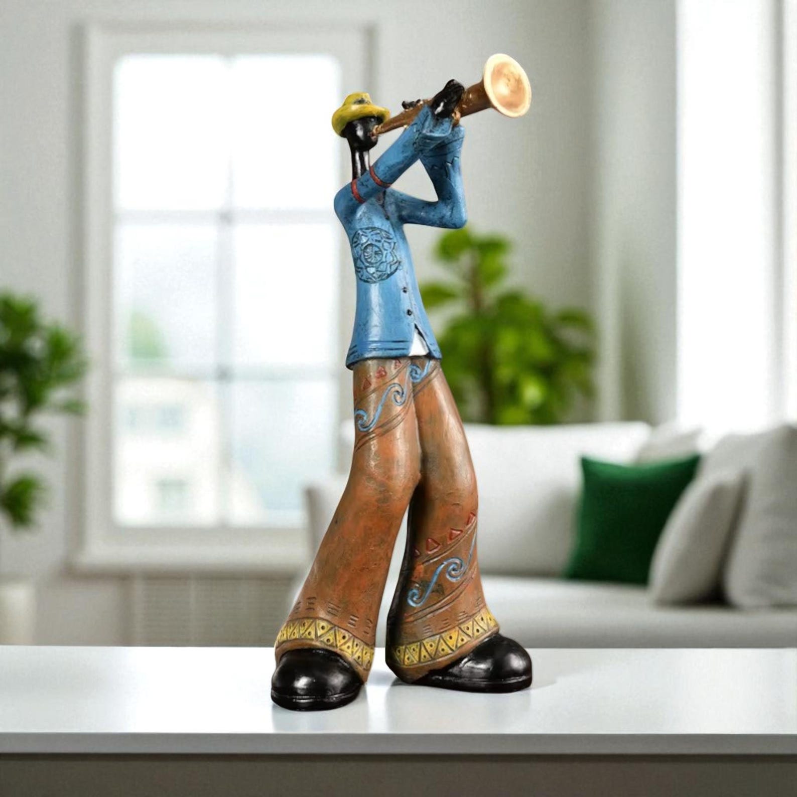 Musical Instrument Band Statue, Nordic Style Sculpture for Living Room ...