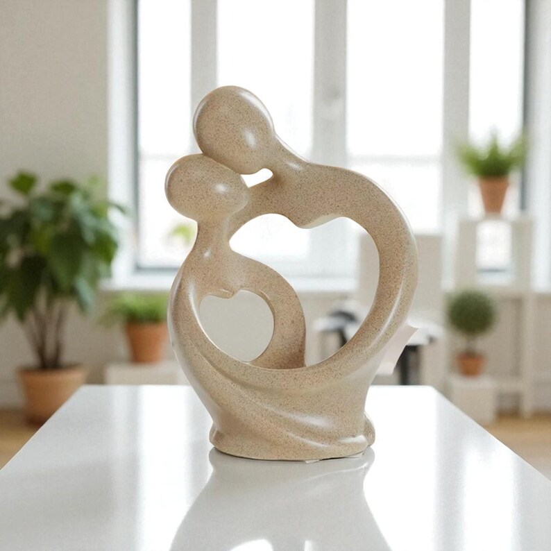 Abstract Resin Art Sculpture: Modern Minimalist Home Decor Figurine - Etsy